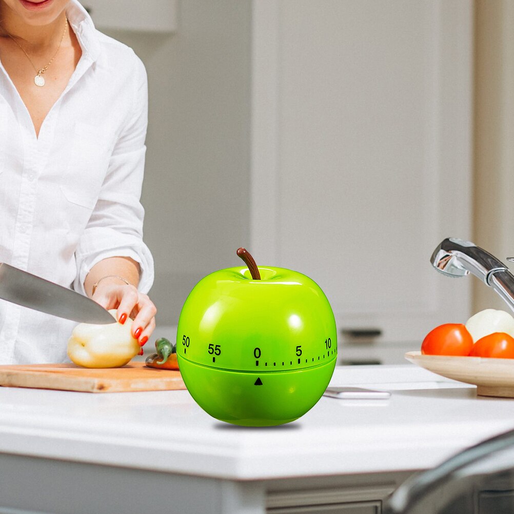 1Pc Cooking Reminder Apple-Shaped Timer Kitchen Co... – Grandado