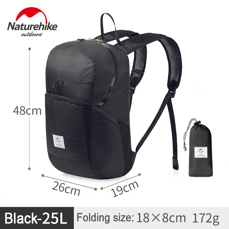 Naturehike Packable Backpack 25L Lightweight Folda... – Grandado