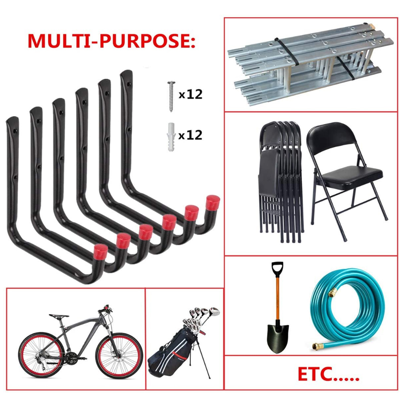 6Pcs Large Heavy Duty Storage Hanging Hooks Home G... – Grandado