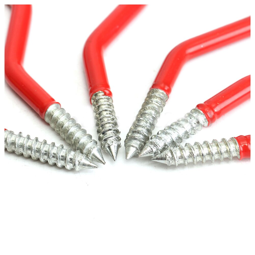 6Pcs Heavy Duty Schroef-in Opslag Muur Haken Voor ... – Grandado