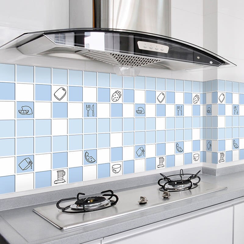 Sticky Wallpaper Imitation Ceramic Tile Grid From ... – Vicedeal