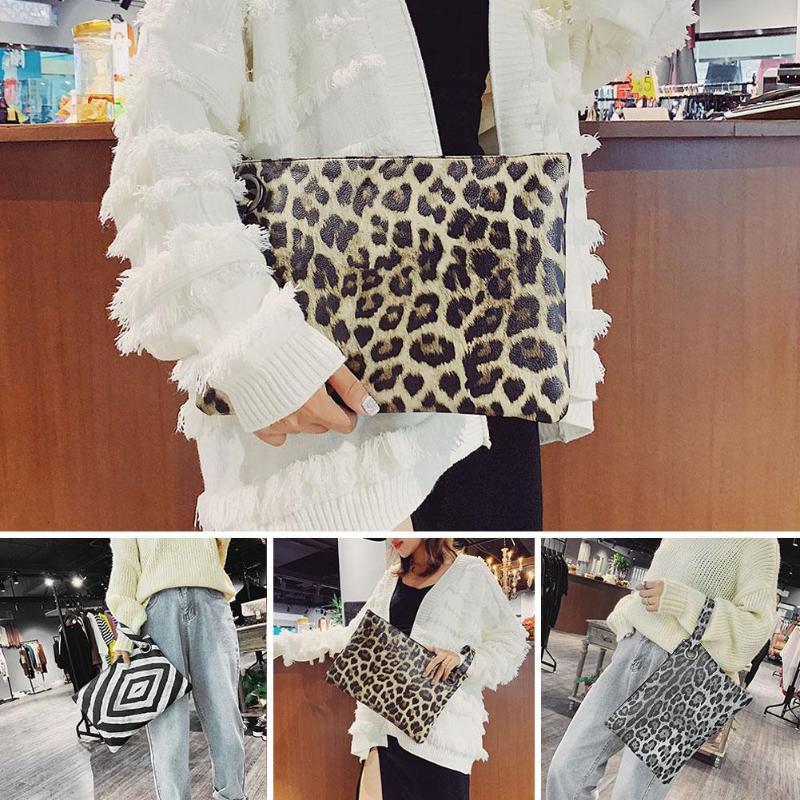 Leopard Print Portable Wristlet Clutch Women Walle... – Vicedeal