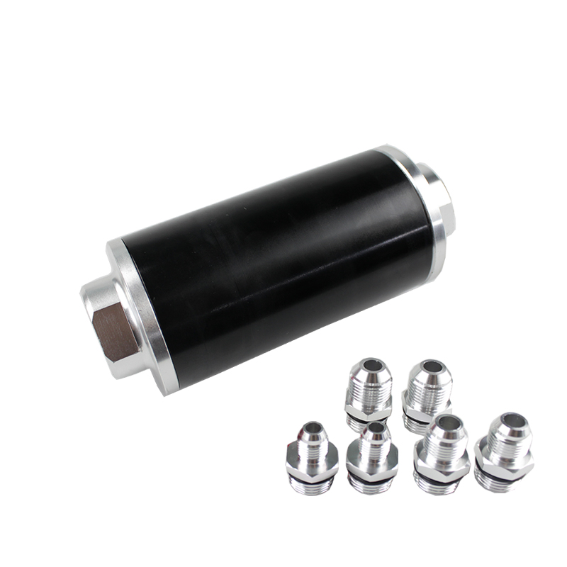 Aluminum High Flow Fuel Filter with 100 Micron Ele... – Grandado