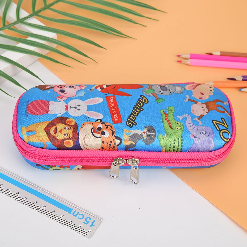 EVA Cartoon Pencil Case Zipper Stationery Box Stud... – Vicedeal
