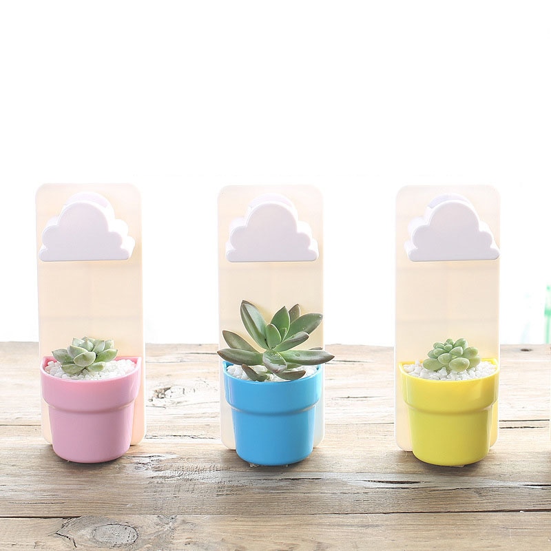 Modern Home Wall Hanging Flower Pot Round Shape Hy... – Vicedeal