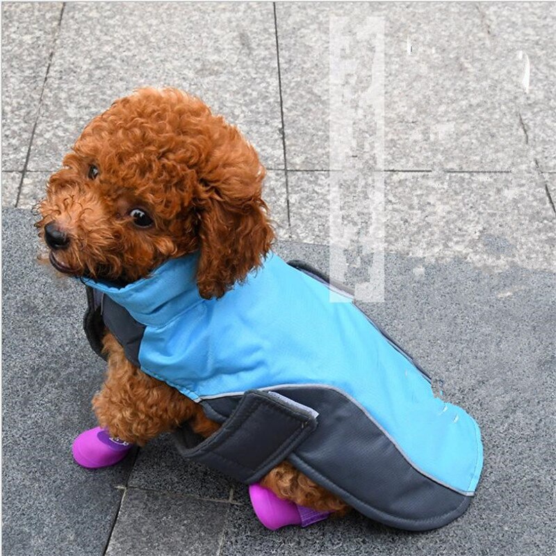 Dog cloak Jacket Fleece Waterproof Windproof Outdo... – Grandado