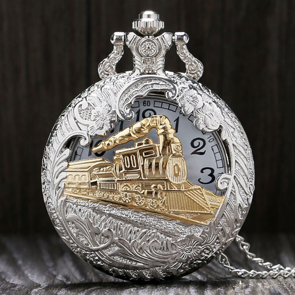 Top Luxury Gold LED Quartz Pocket Watch Necklace T... – Grandado