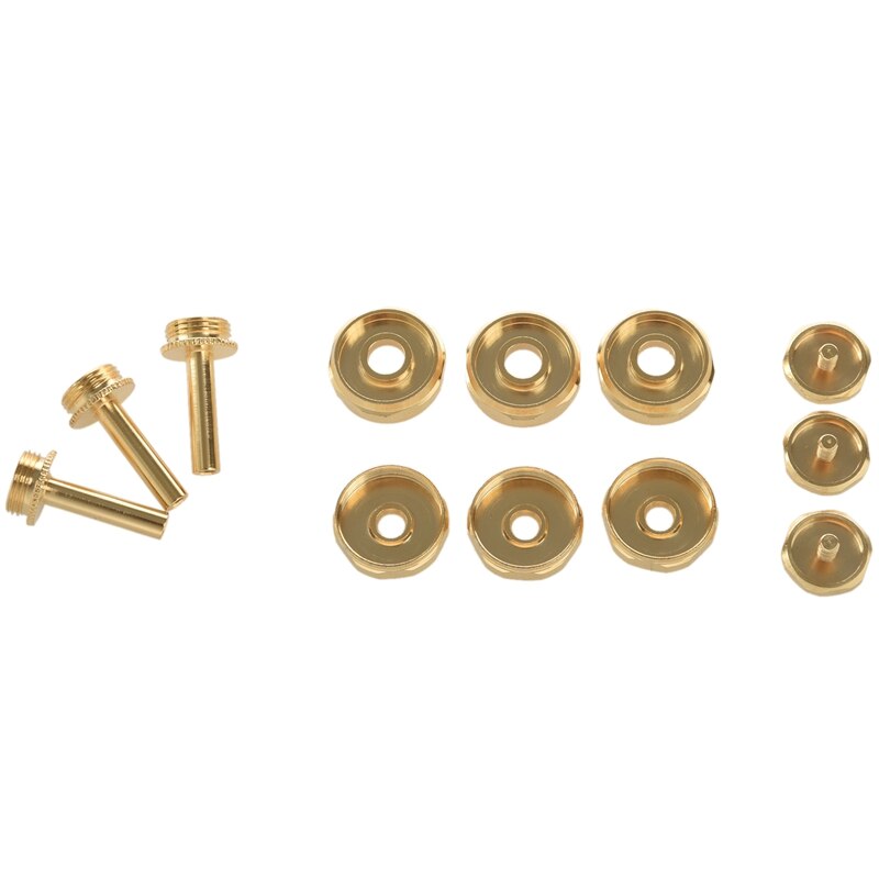 Practical Metal Golden Trumpet Cap Screw Cover But... – Grandado