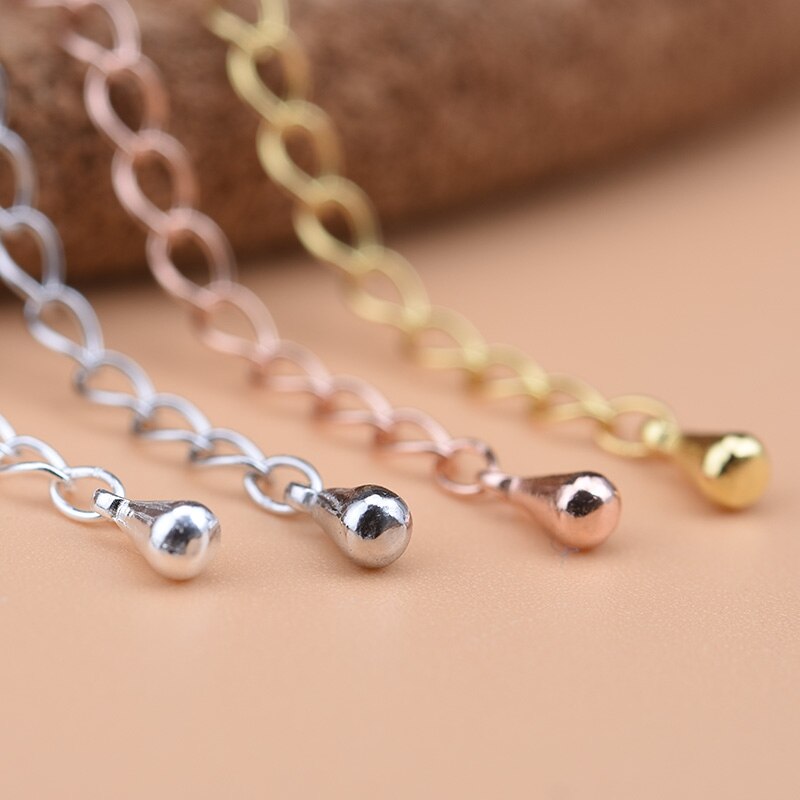 S925 sterling silver extension chain accessories, ... – Grandado
