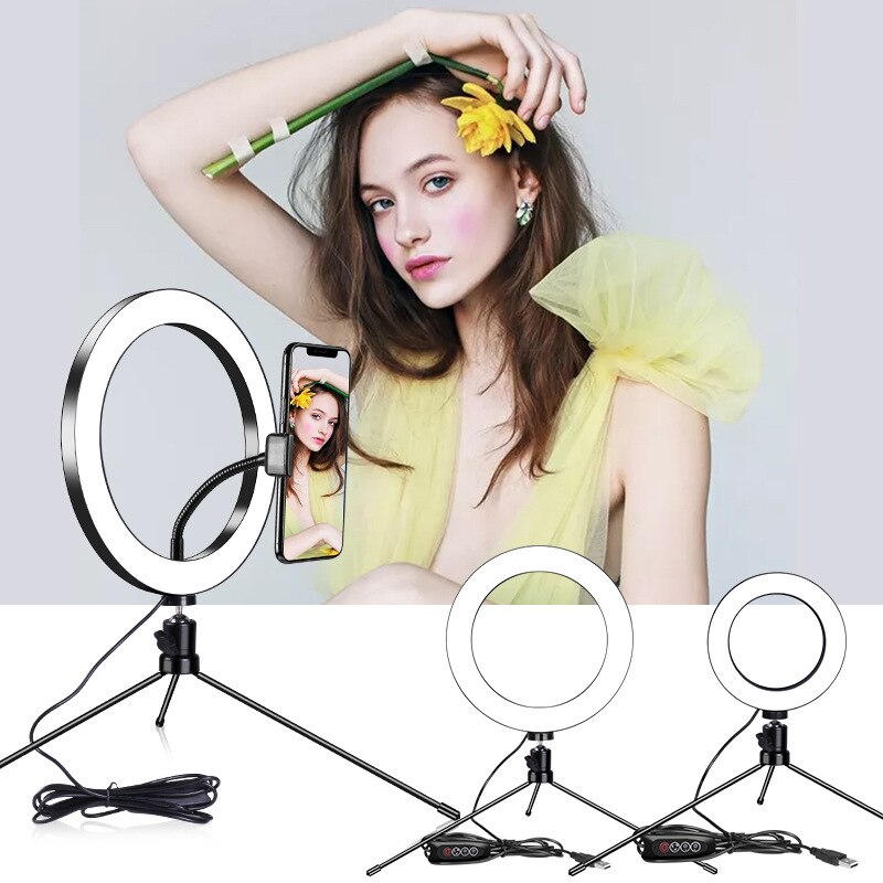 10 Inch Photography Ring Light Phone Desktop Live ... – Vicedeal