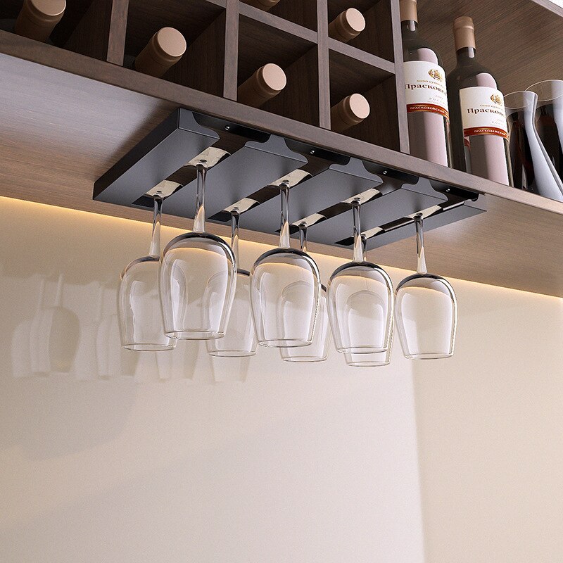 Estante de acero inoxidable para copas de vino, or... – Grandado