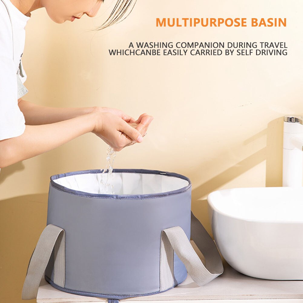 Foldable Basin Travel Camping Washbasin Bucket Por... – Vicedeal