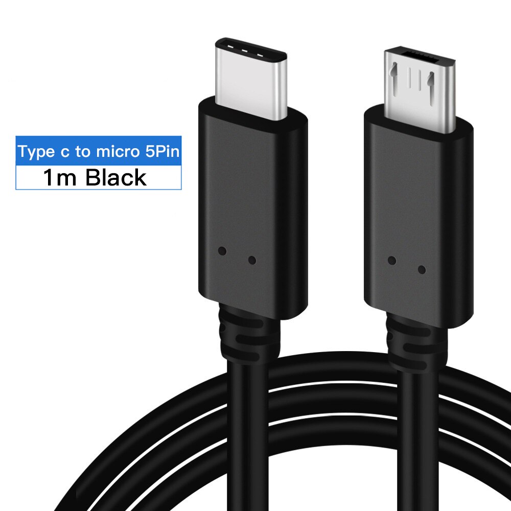 1M USB Type C to Micro usb 5-pin cable Type C USB-... – Grandado