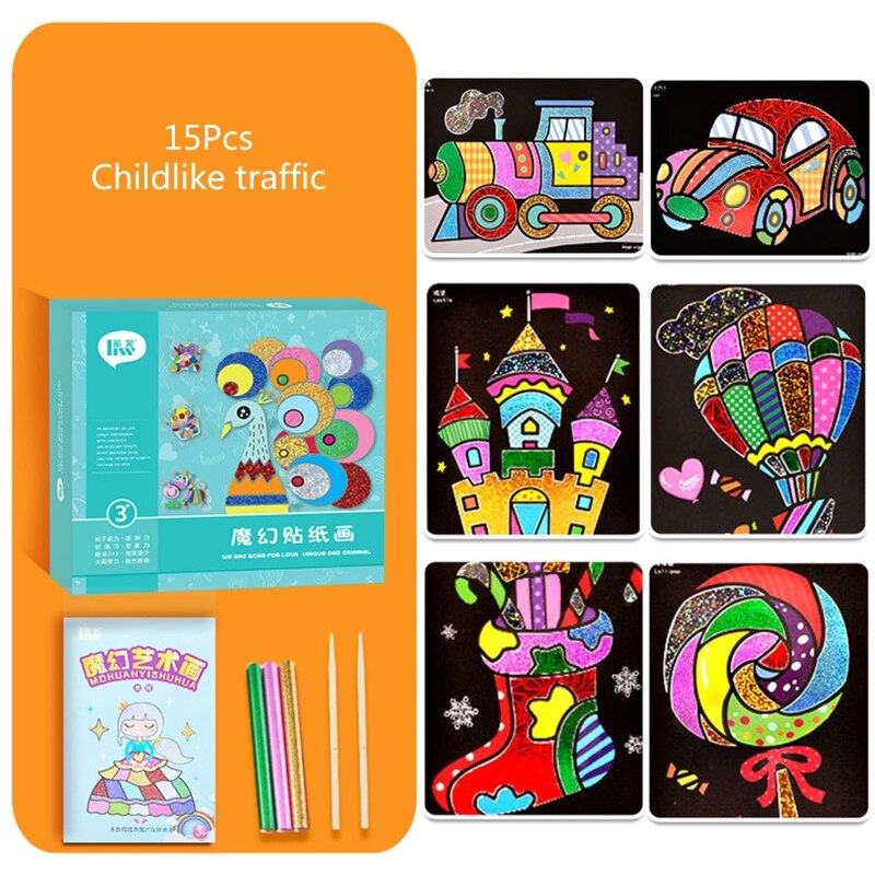 Diy Transfer Painting Sticker Graffiti Toy Dazzlin... – Grandado