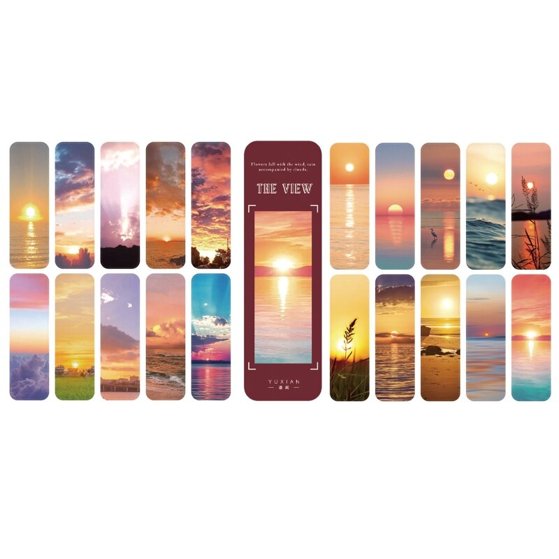 20 Sheets Cute Nature Bookmark Index Reading Book ... – Vicedeal