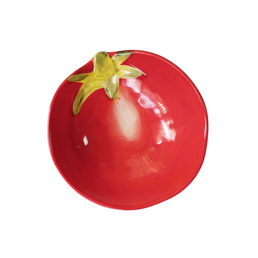 1 pc Dessert Bowl Ceramic Japanese Tomato Dish Pla... – Grandado