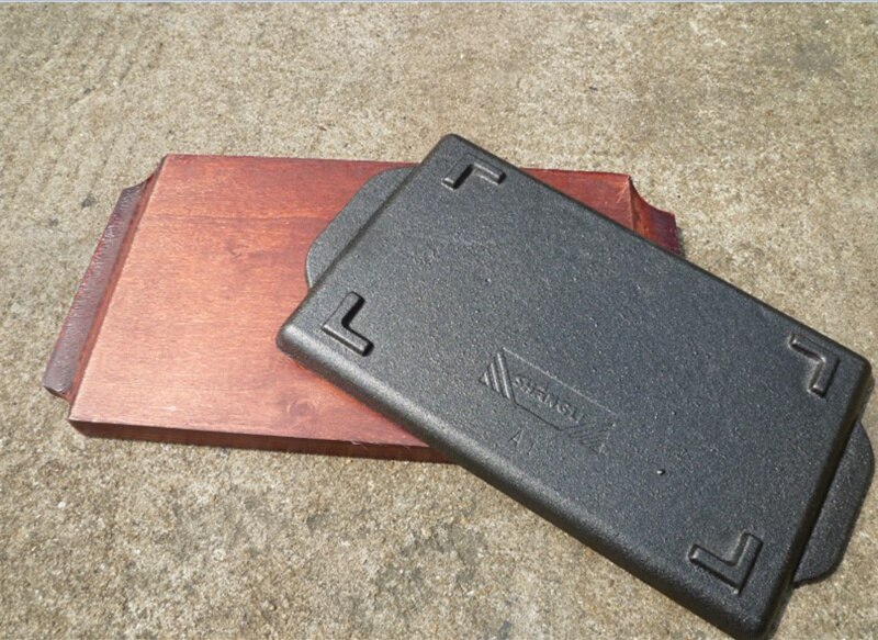 Vegetabilsk olie belægning præ-krydret vendbar stø... – Grandado