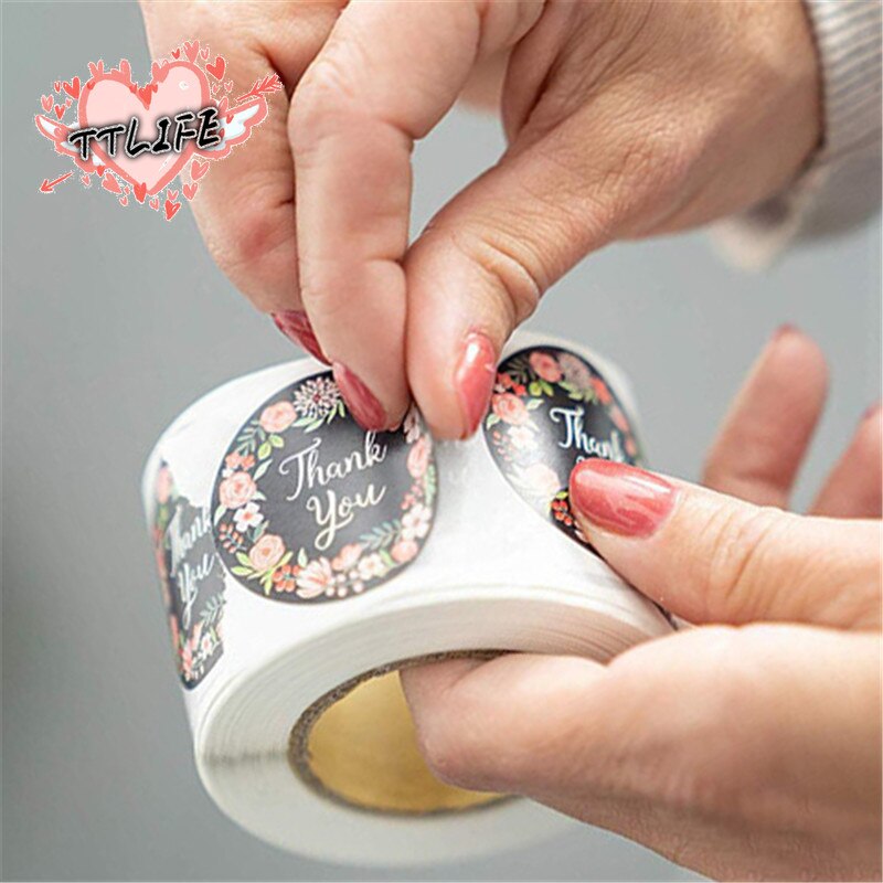 500PCS Round Labels Handmade Kraft Paper Packaging... – Vicedeal