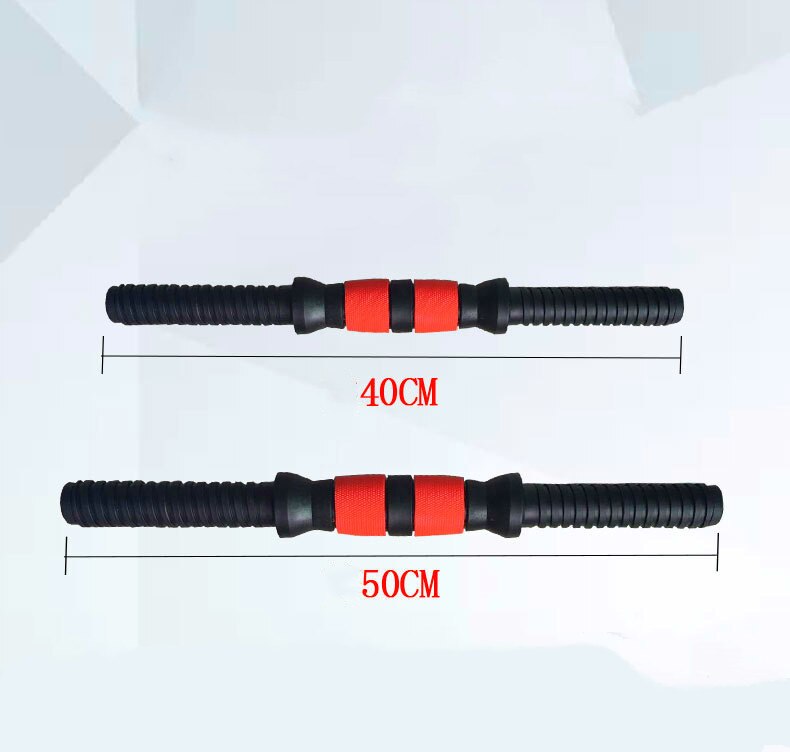 Fitness Dumbbell Rod Solid Steel 40/50cm Barbells ... – Vicedeal
