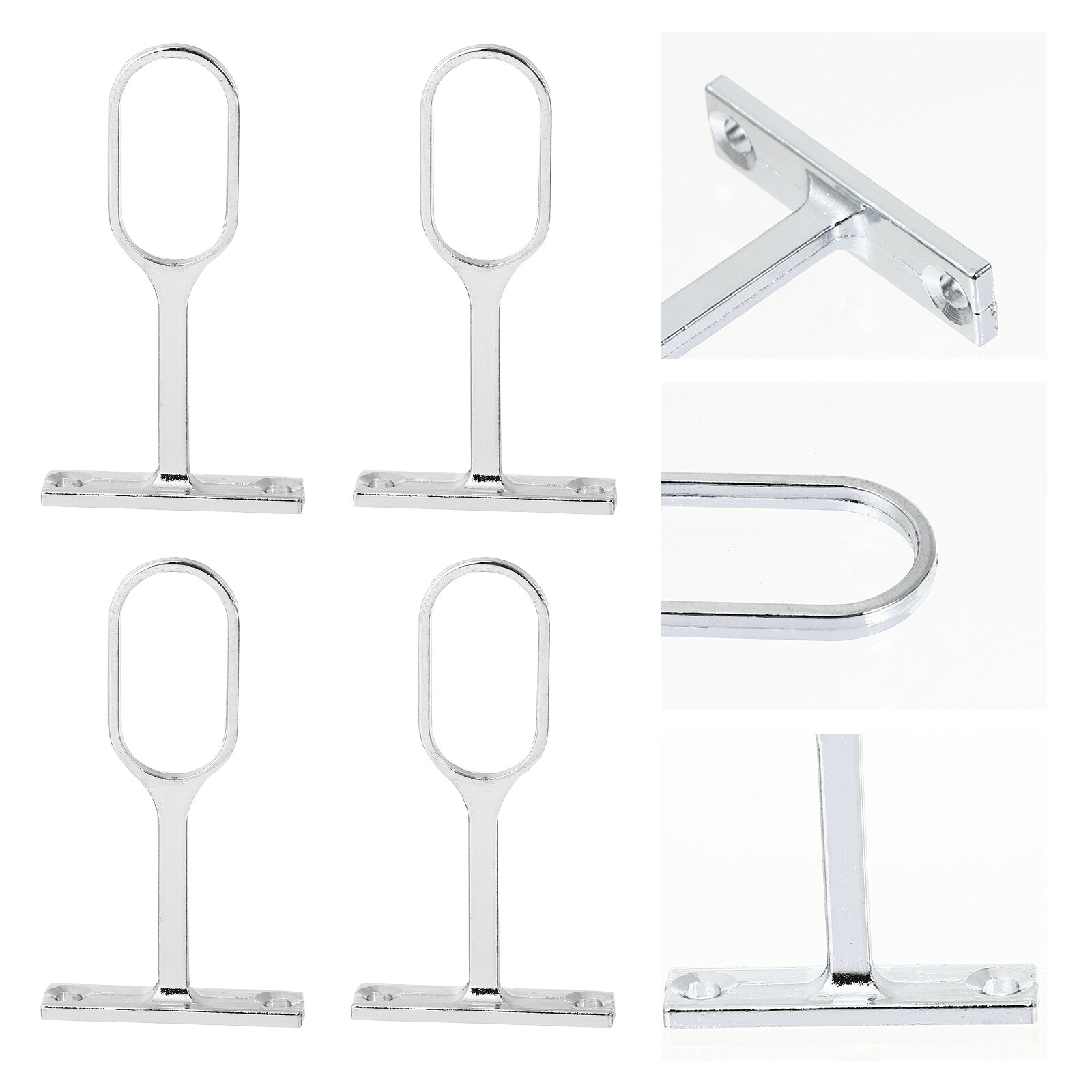 10Pcs Heavy Duty Flens Staaf Pijp Closet Pole Pijp... – Grandado