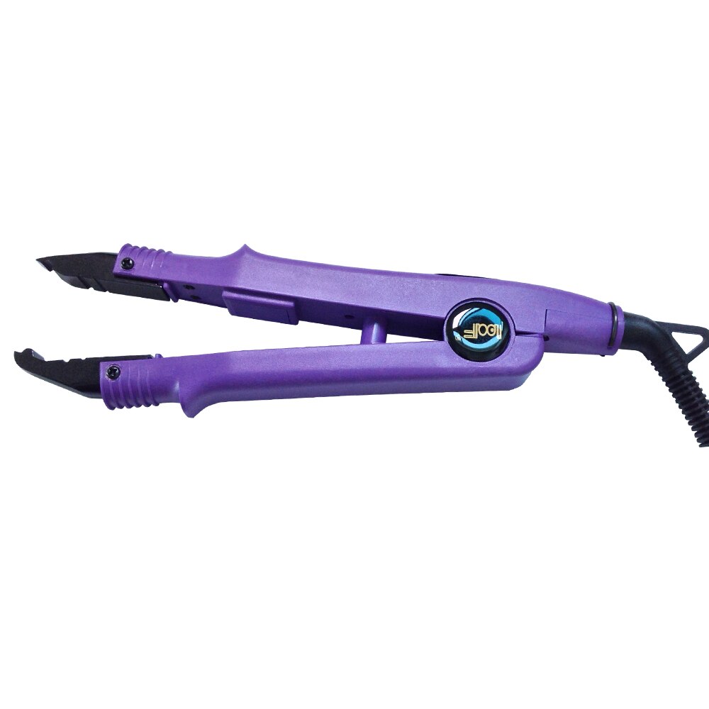 purple color FLAT PLATE Fusion Hair Extension Kera... – Grandado