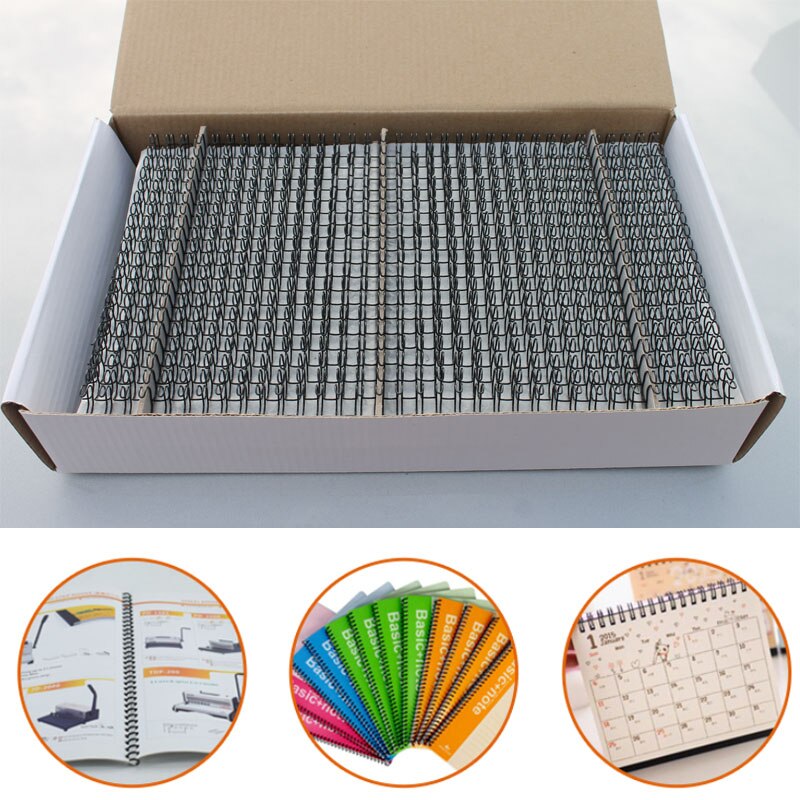 100sheets 7.9mm Steel Iron Double Loop Binding Mac... – Grandado