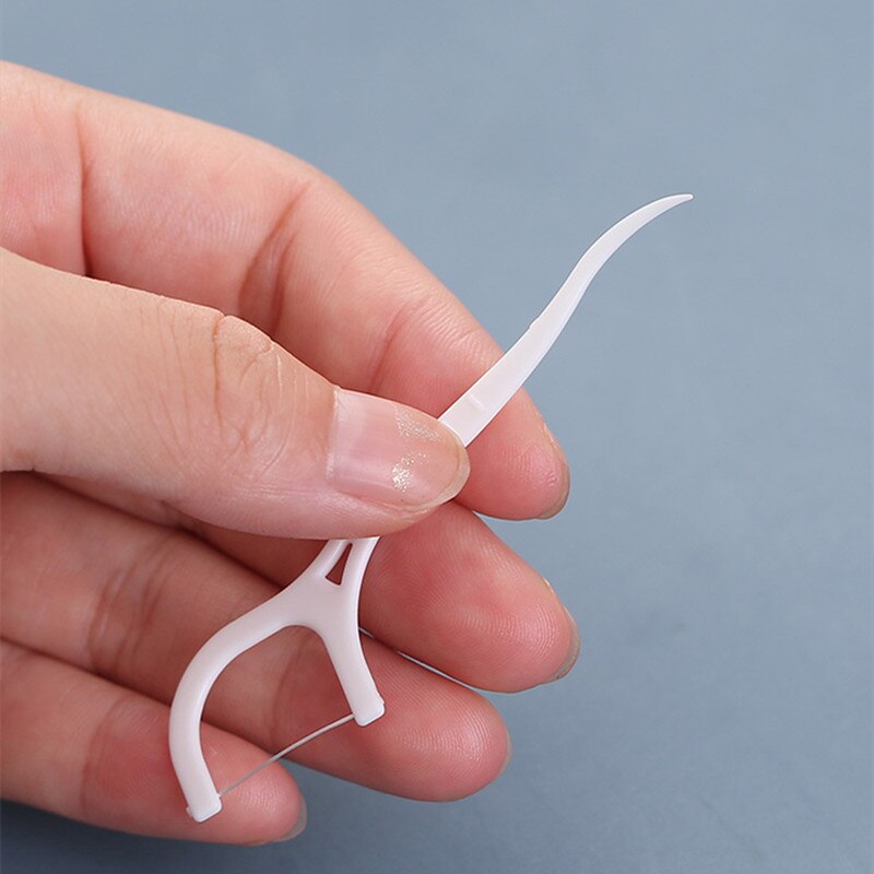 50/100 Pcs Bow Shape High Tension Dental Flosser I... – Grandado