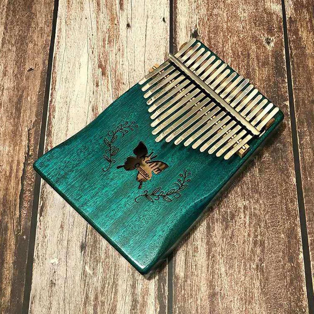 17Keys Acoustic Kalimba Butterfly Wood Mini Musica... – Grandado