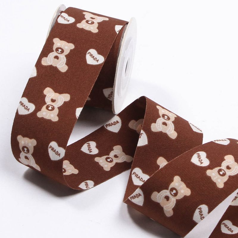 10 Yards 25Mm 38Mm Cartoon Dikke Beer Afdrukken Li... – Grandado