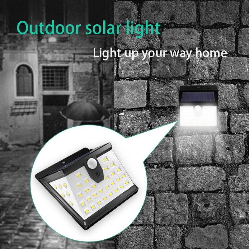 Mogalgxy 40LED Solar lichter Outdoor Solar wand la... – Vicedeal