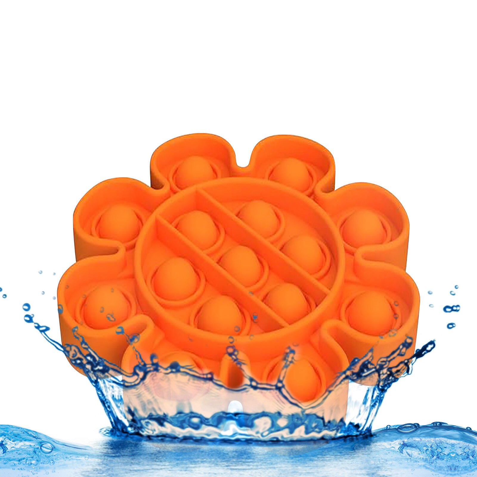 2Pcs Flowers Push Bubble Fidget Sensory Toy Silico... – Grandado