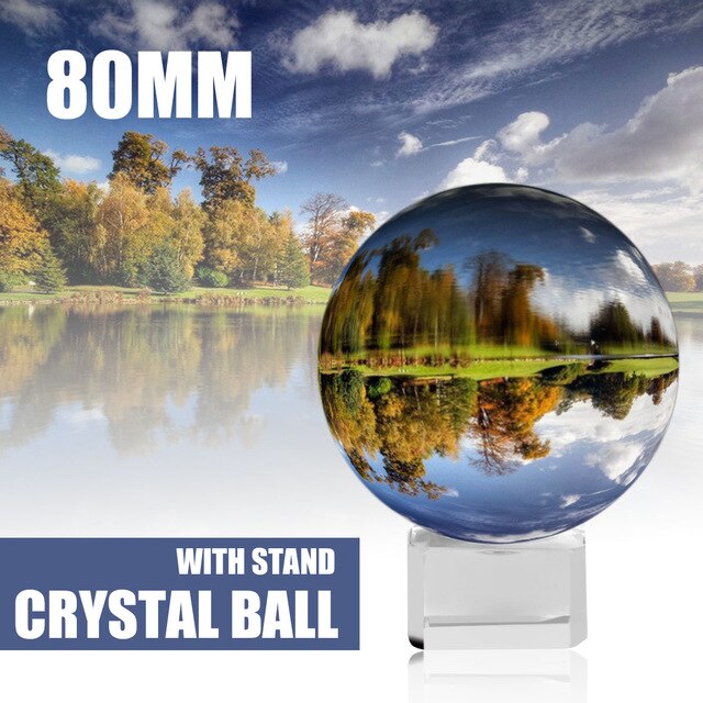 Crystal Clear Lens Ball Crystal Sphere Ball 50mm 8... – Vicedeal