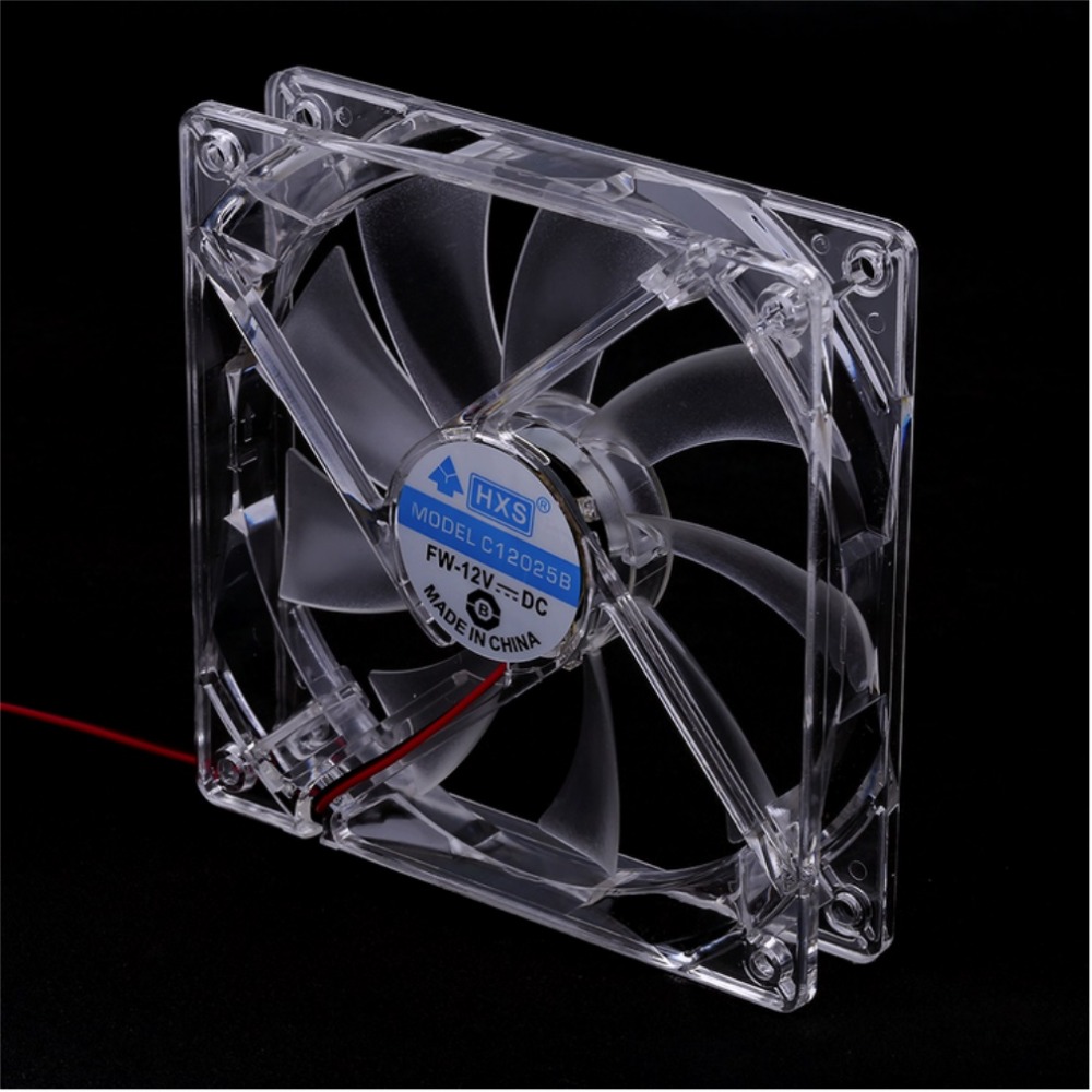 PC Computer-Fan Quad 4 LED Licht 120mm PC Computer... – Vicedeal