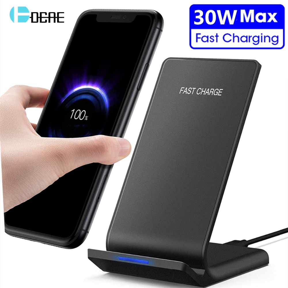 30W Qi Draadloze Oplader Voor Iphone 12 11 Xs Xr X... – Grandado