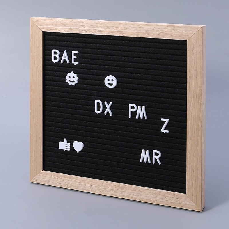 Felt Message Board Decor Board Frame White Letters... – Vicedeal