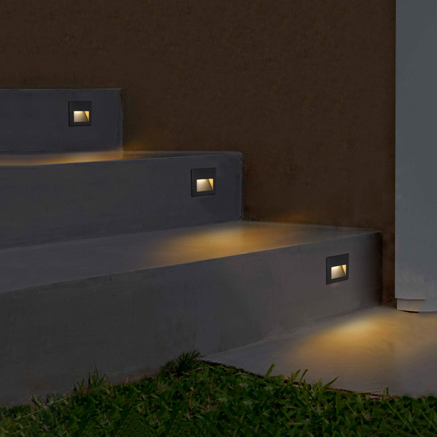 4 Pack 3W led Trap Licht met Embedded box Aluminiu... – Grandado