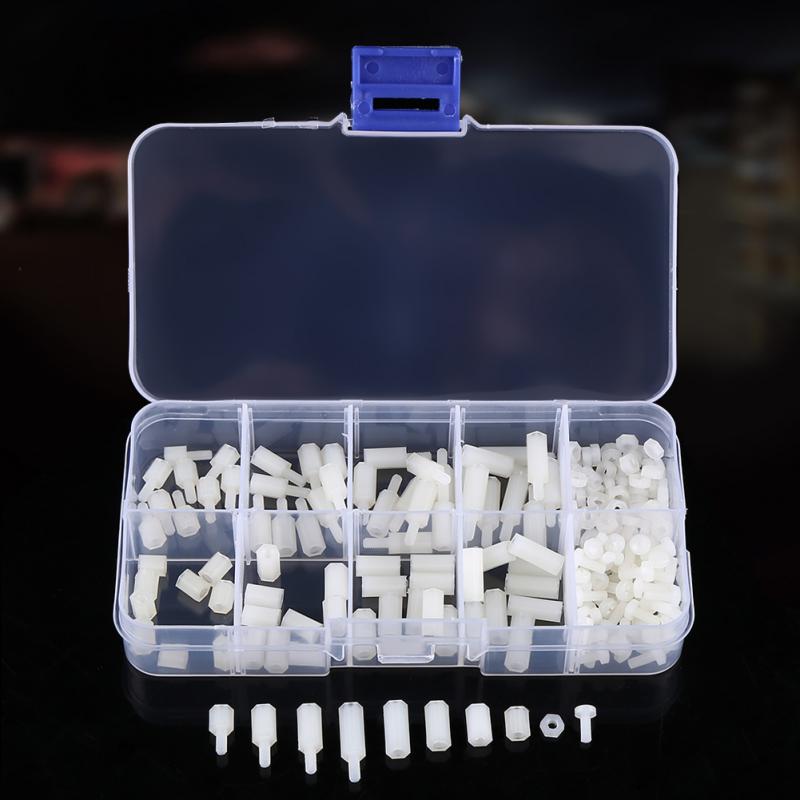200pcs M2.5 Nylon Male Female Hex Standoff Bolts N... – Vicedeal