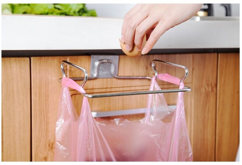 Portable Metal Garbage Hanging Bag Kitchen Trash S... – Grandado