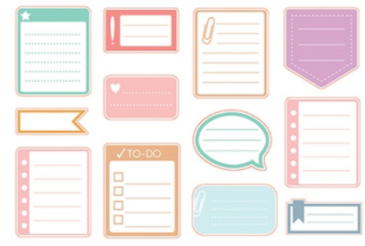 12/18/30PCS Planner Paper Stickers Tab DIY Diary B... – Vicedeal