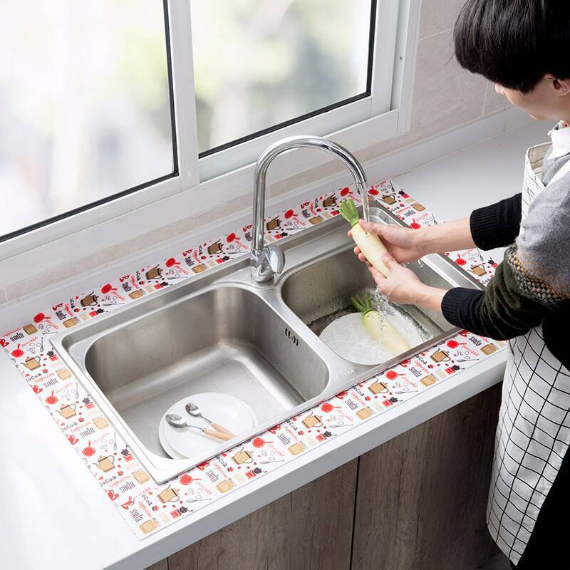 Self-adhesive Sink Waterproof Sticker Kitchen Sink... – Grandado