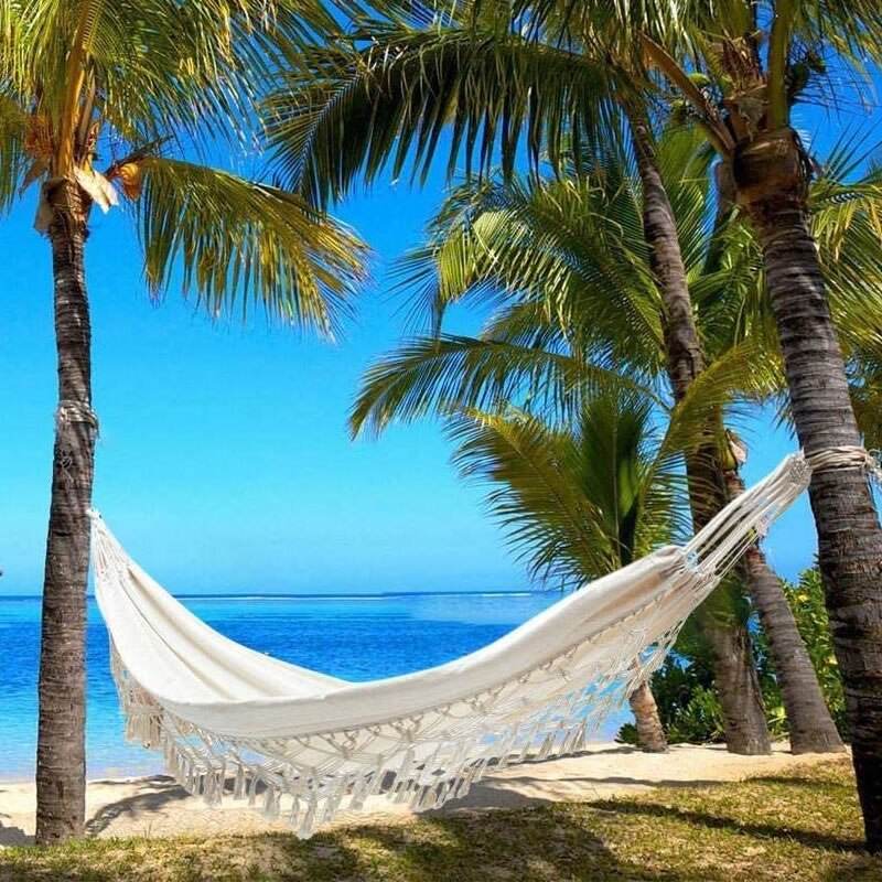 Hammocks Swing Bed for Camping,Beach,Bedroom, Pati... – Grandado