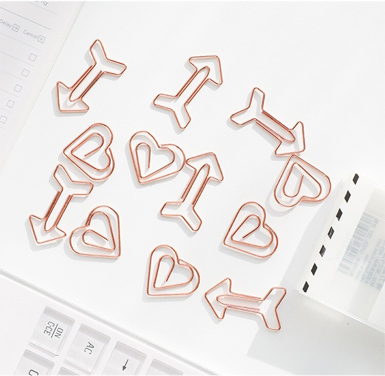 12pcs/lot Cartoon Shape Mini Paper Clips Bookmark ... – Vicedeal