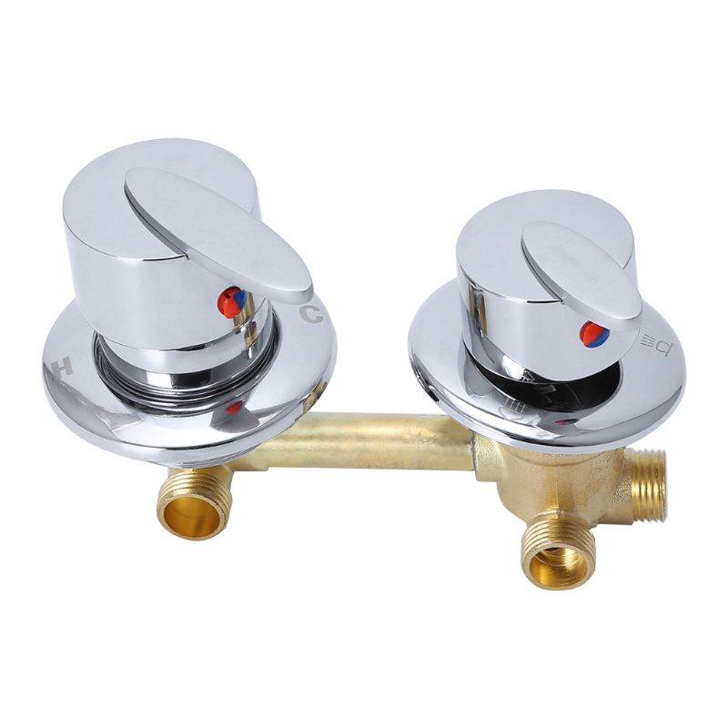 Dual Wall Mounted 2/3/4/5 Way Utlet Water Brass Sh... – Grandado