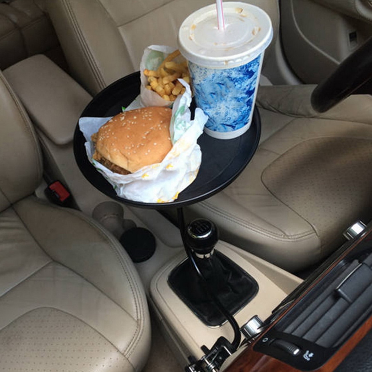 Car Food Tray Desk 360 Degree Adjustable Snack Tra... – Grandado