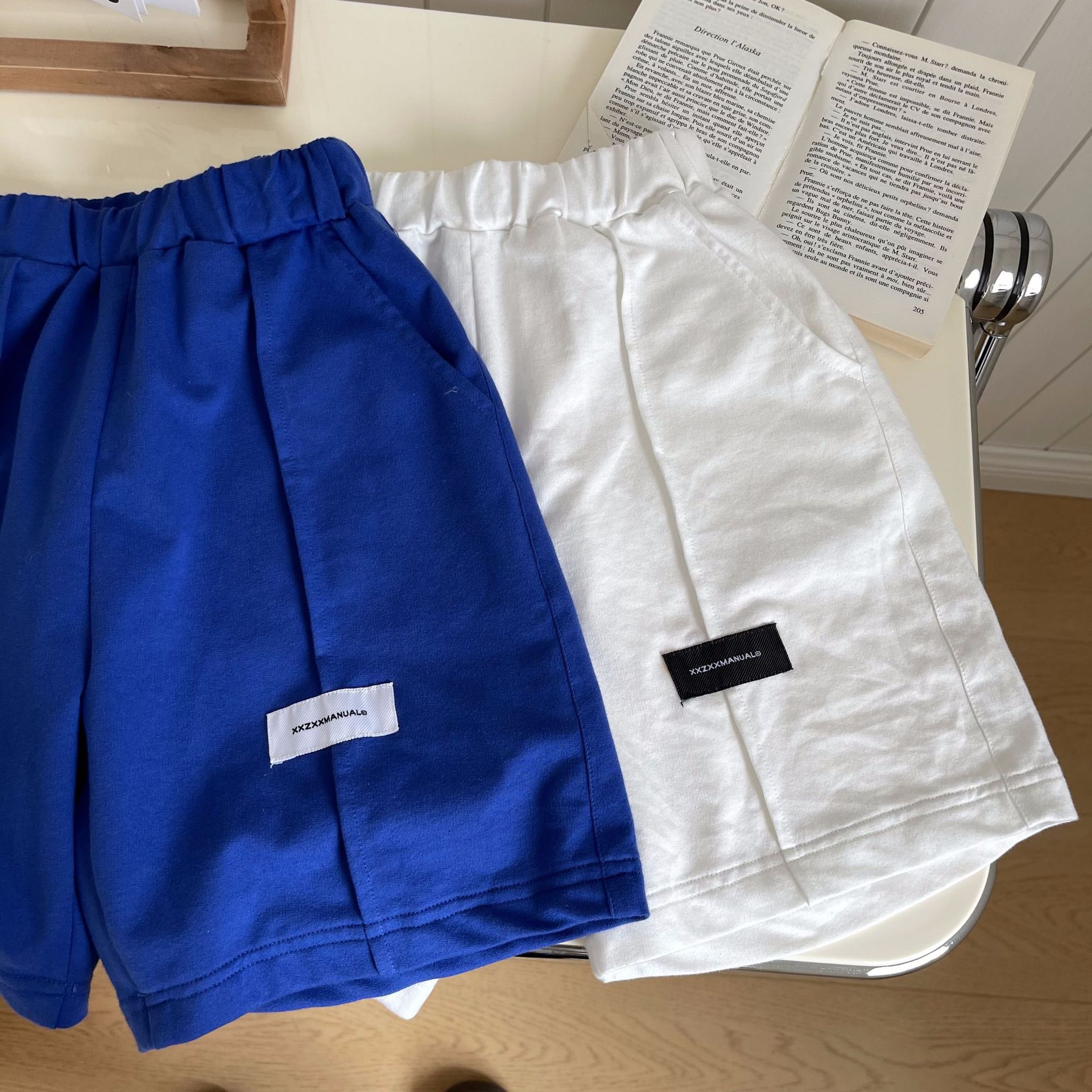 Boys and girls summer solid color loose sports sho... – Grandado