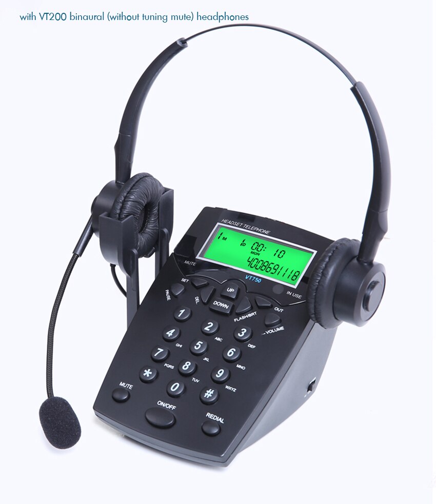 Handsfree Call Center Dialpad Corded Telephone wit... – Vicedeal