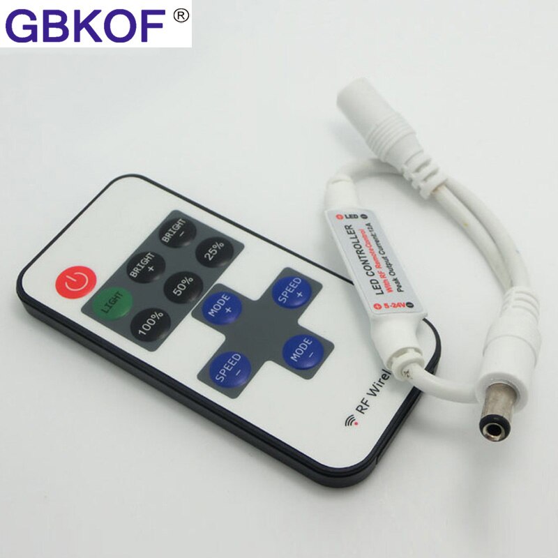 1Pc Mini Rf Wireless Led Afstandsbediening Led Dim... – Vicedeal