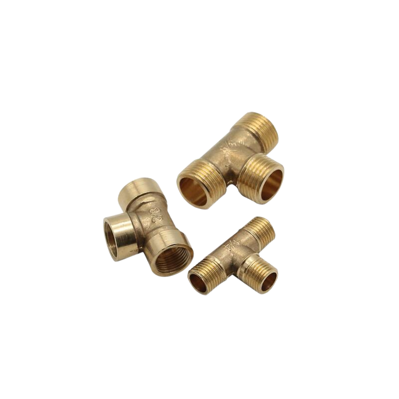Brass Tee Fittings Male Female Thread 3 Ways T Typ... – Grandado