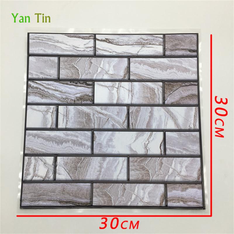 Pegatina de pared con de relieve de piedra blanca ... – Grandado