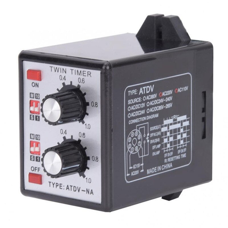 AC110V/220V Knob Control Time Switch Relay On/Off ... – Grandado